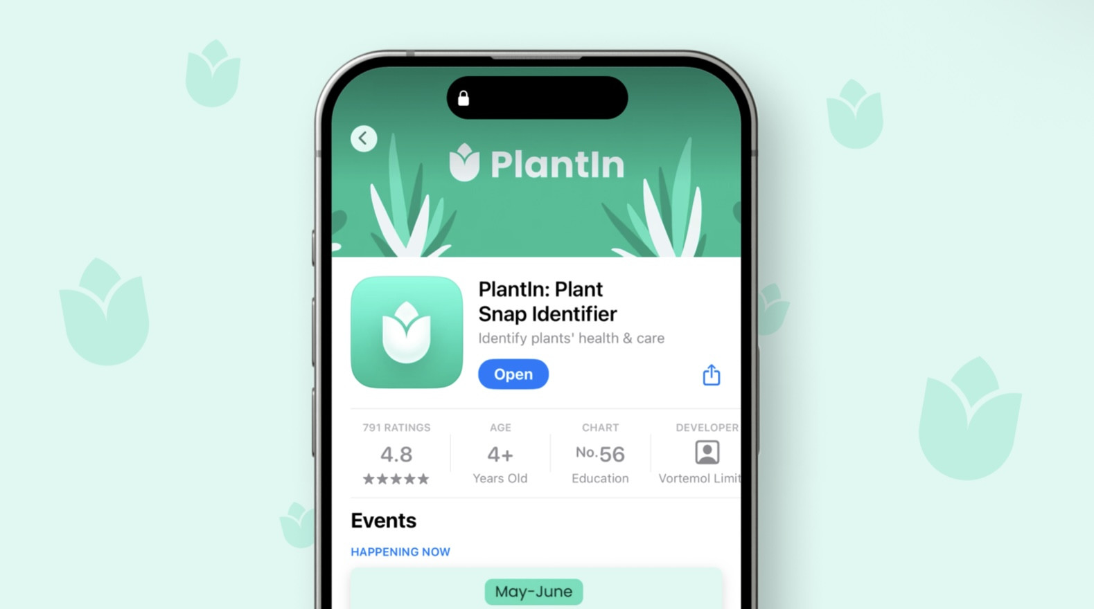 Український застосунок PlantIn став №1 в App Store